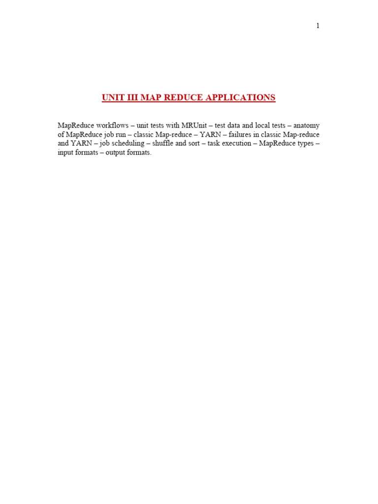 Ccs334-Big Data Analytics - Unit 3 - To Learn | PDF | Apache Hadoop ...