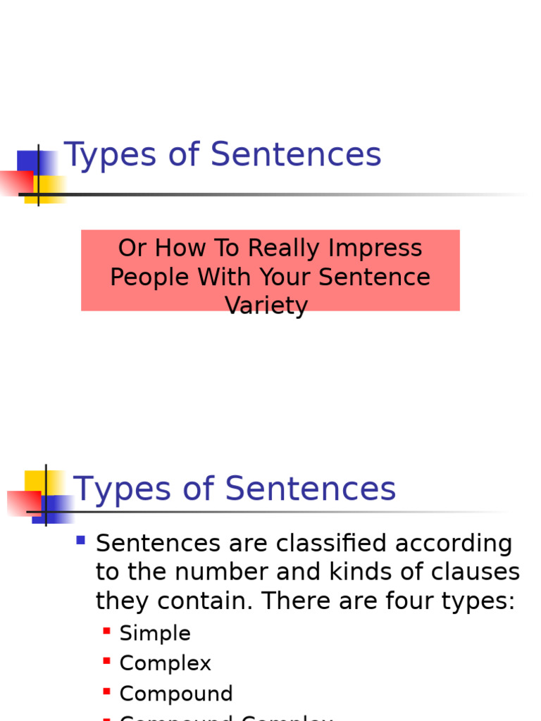 Simple Compound Complex Compound-complex Sentences | PDF | Clause | Syntax