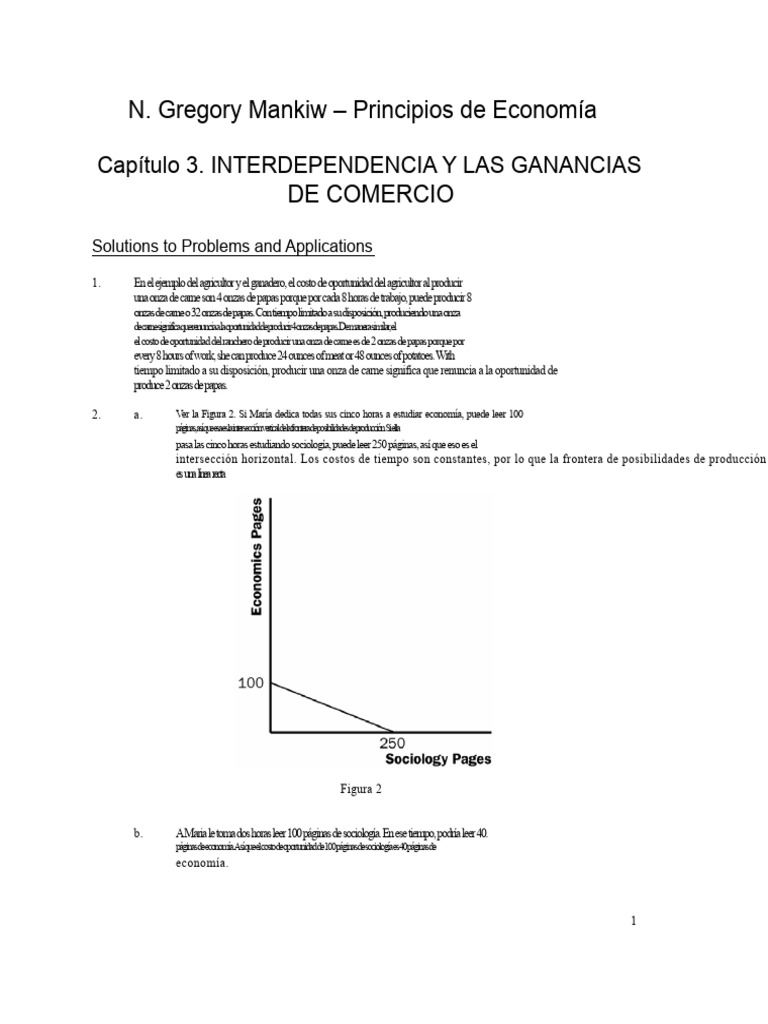 Hombre Kiw Capítulo 03 Soluciones Problemas | PDF | Ventaja comparativa ...