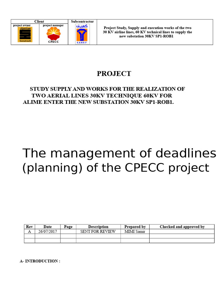 30KV Aerial Lines Project Planning Guide | PDF | Infrastructure ...