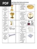 Church Liturgical Objects Explained | PDF | Eucharist | Altar