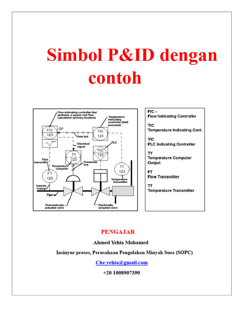 Simbol P&ID untuk Proses Industri | PDF