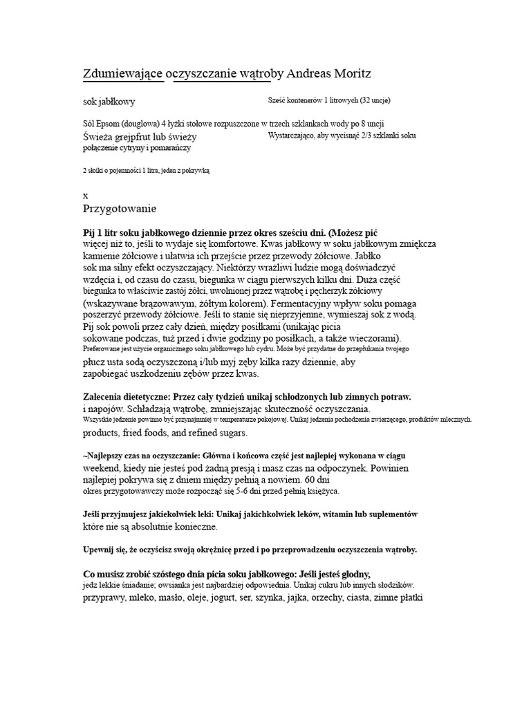 Liver Cleanse Andreas Moritz PDF | PDF