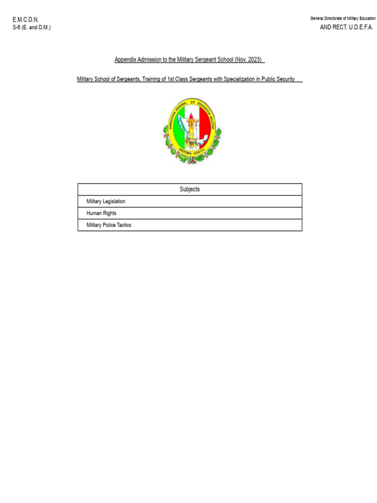 Ems Form Sgtos 1 PM Seg Pub 2024 | PDF | Military Police | Government ...
