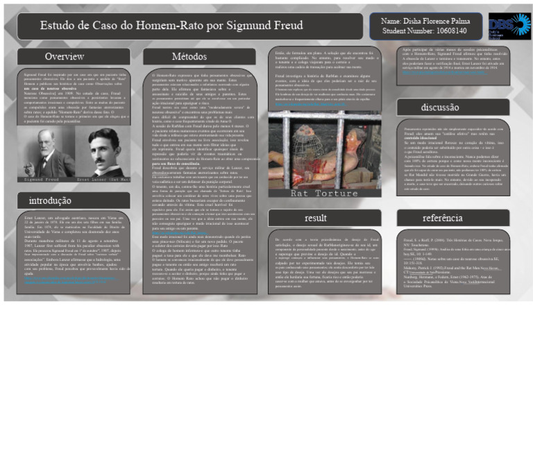 Estudo de Caso do Homem Rato por Sigmund Freud (10608140) | PDF ...