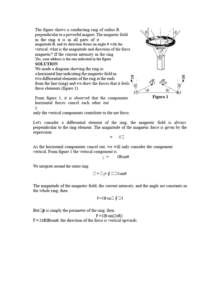 Solution of The Exam 3 2am4 | PDF | Magnetic Field | Force