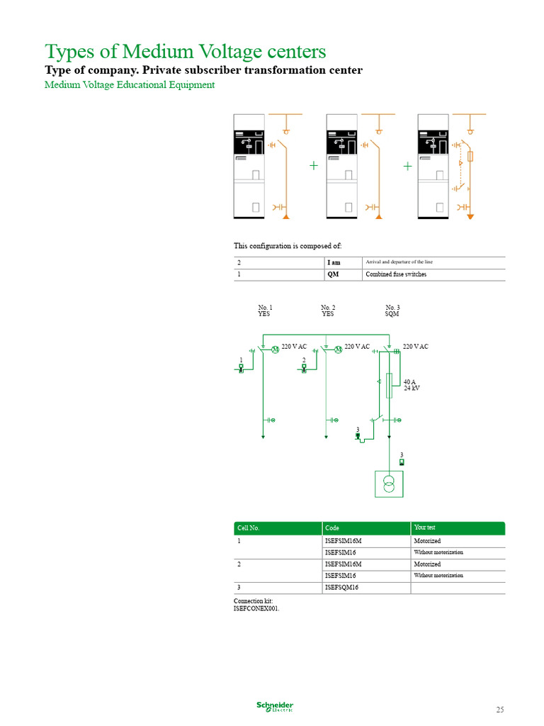 Schneider Single-Line Diagrams | PDF | Fuse (Electrical) | Switch