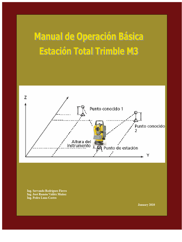 TOTAL STATION MANUAL TRIMBLE M3.pdf | PDF | Computer Keyboard | Cursor ...