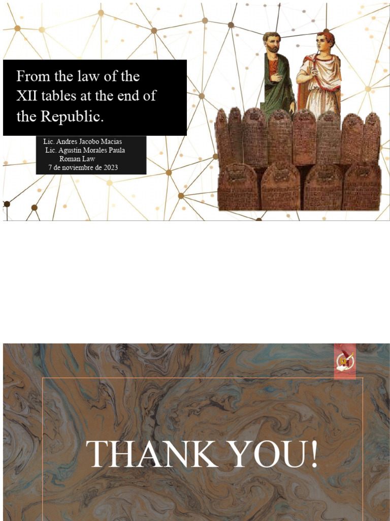 From The Law of The Twelve Tables To The End of The Republic | PDF ...