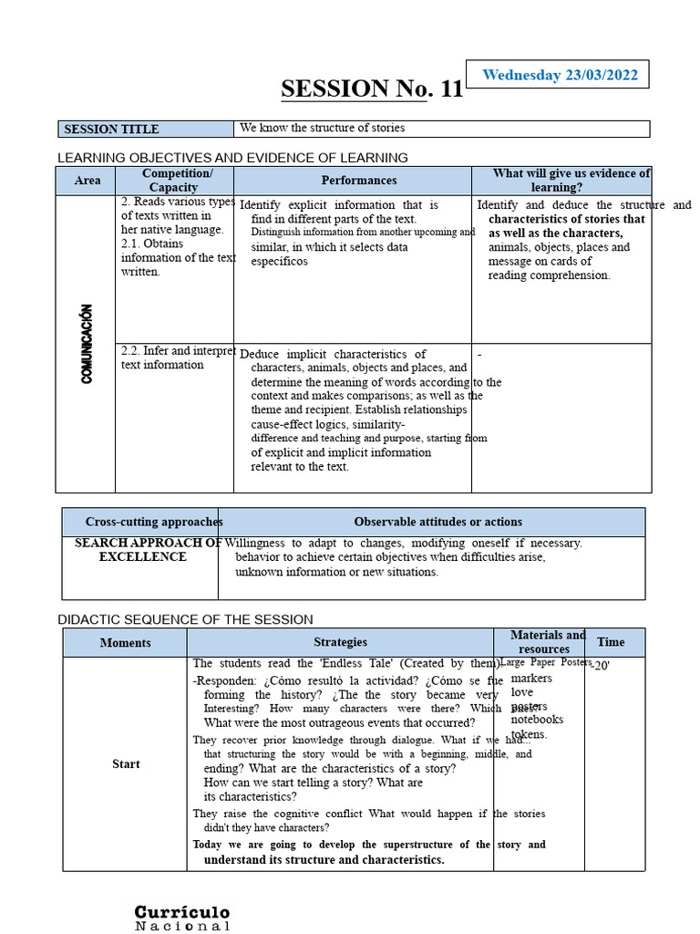 Understanding Story Structure in Class | PDF | Information | Reading ...