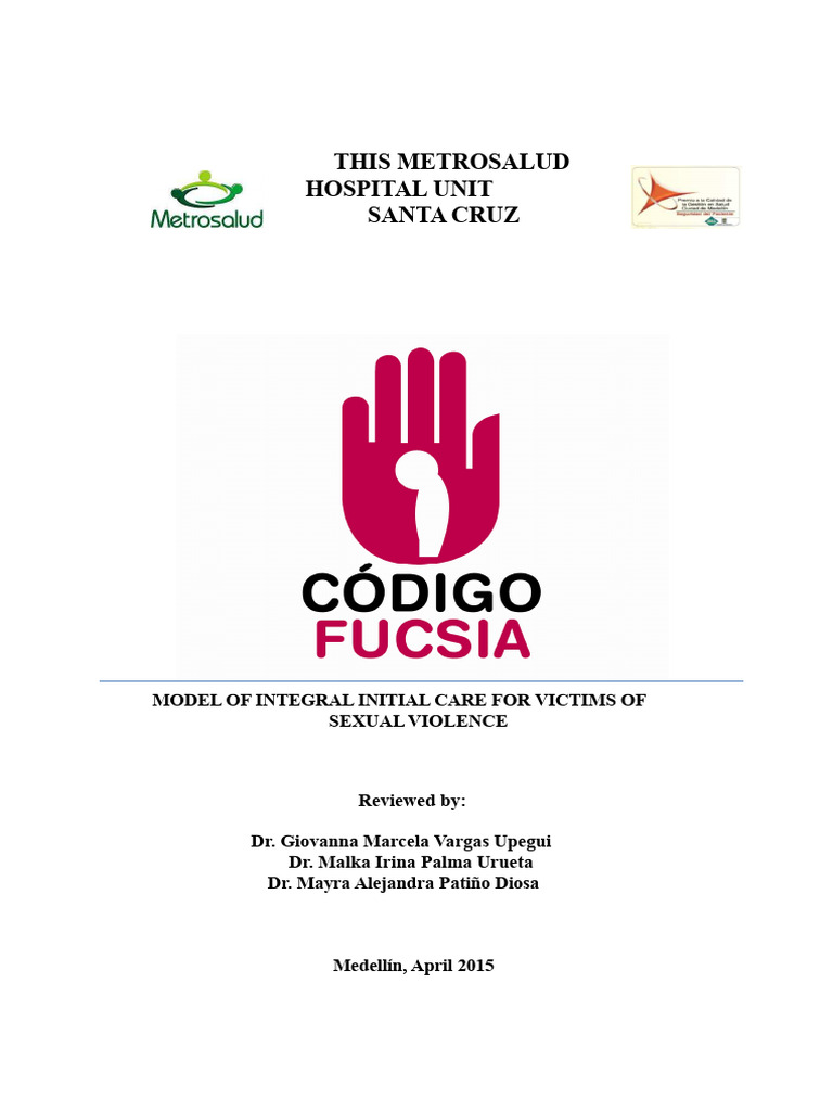 Fuchsia Code Care Model | PDF | Violence | Sexual Intercourse
