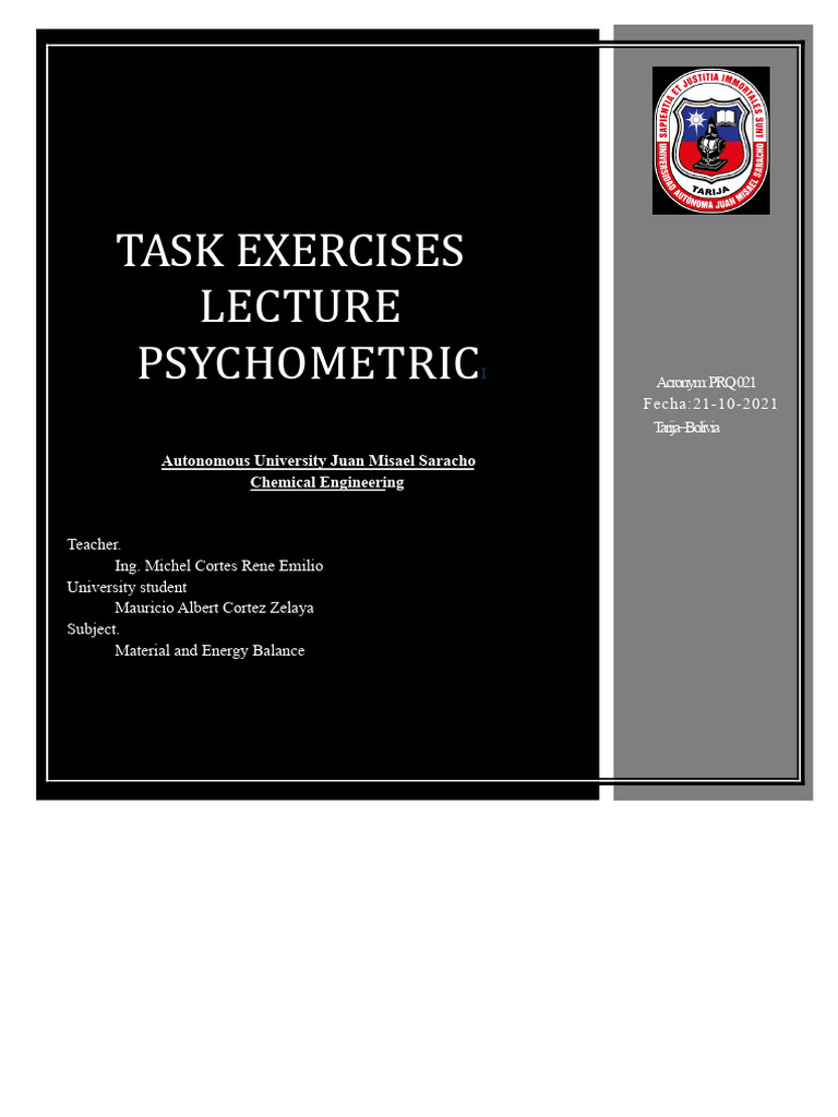 Psychometric Calculations for Engineers | PDF | Quantity | Physical ...