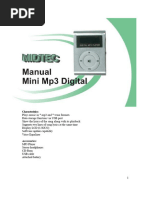 Digital MP3 Player User Manual | PDF | Personal Computers | Computer File