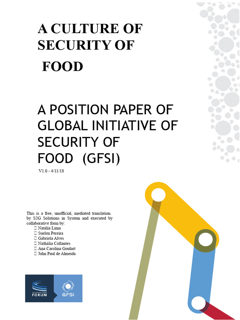 GFSI A Culture of Food Safety Translated 2 | PDF | Food Safety | Safety