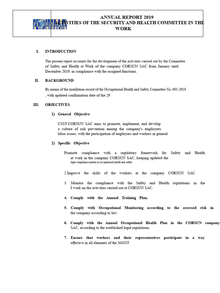 Annual Report 2019 CSST Cor | PDF | Occupational Safety And Health ...