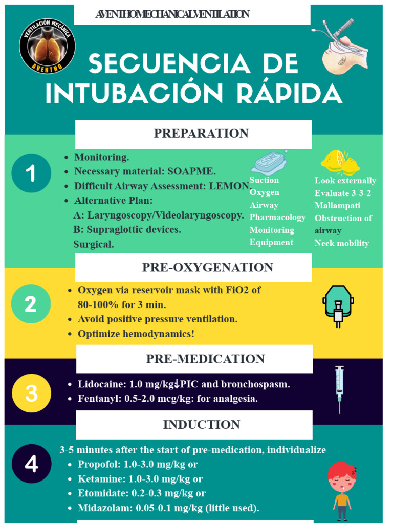 15-Step Rapid Intubation Sequence | PDF