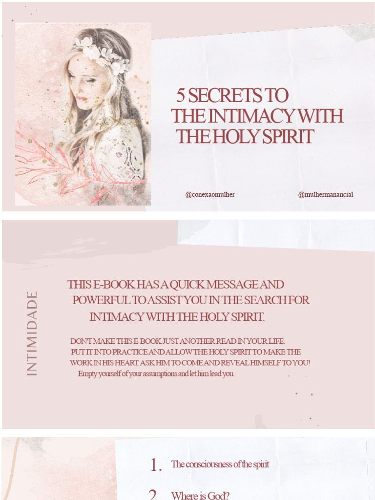 5 Secrets To Intimacy With The Holy Spirit | PDF | God | Born Again