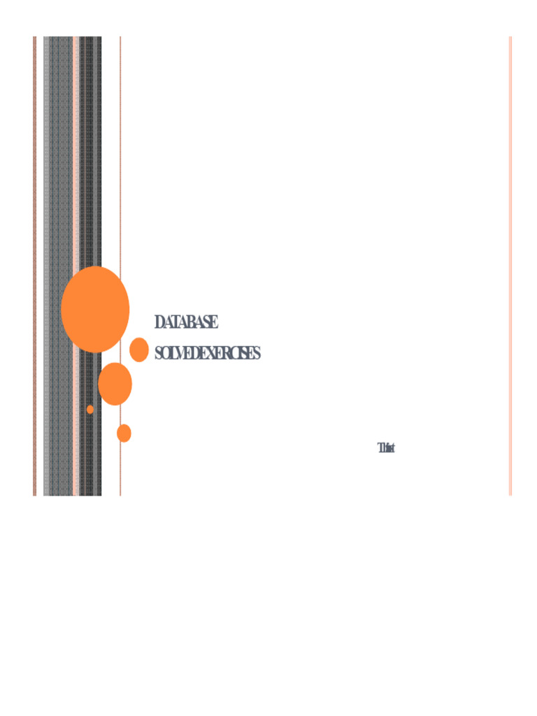 solved exercises MER | PDF | Databases | Information Technology