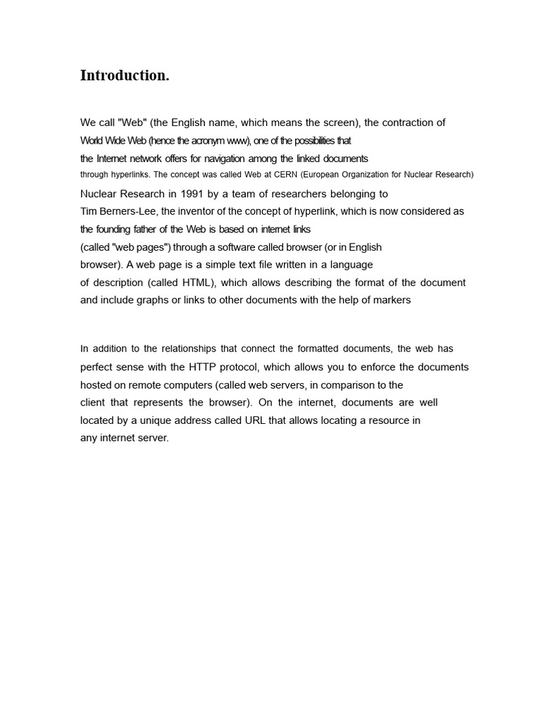 Web Design Essay | PDF | World Wide Web | Internet & Web