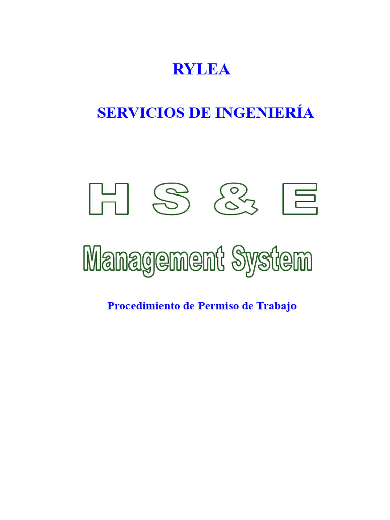 Manual de Permisos de Trabajo | PDF | Gases | Calibración