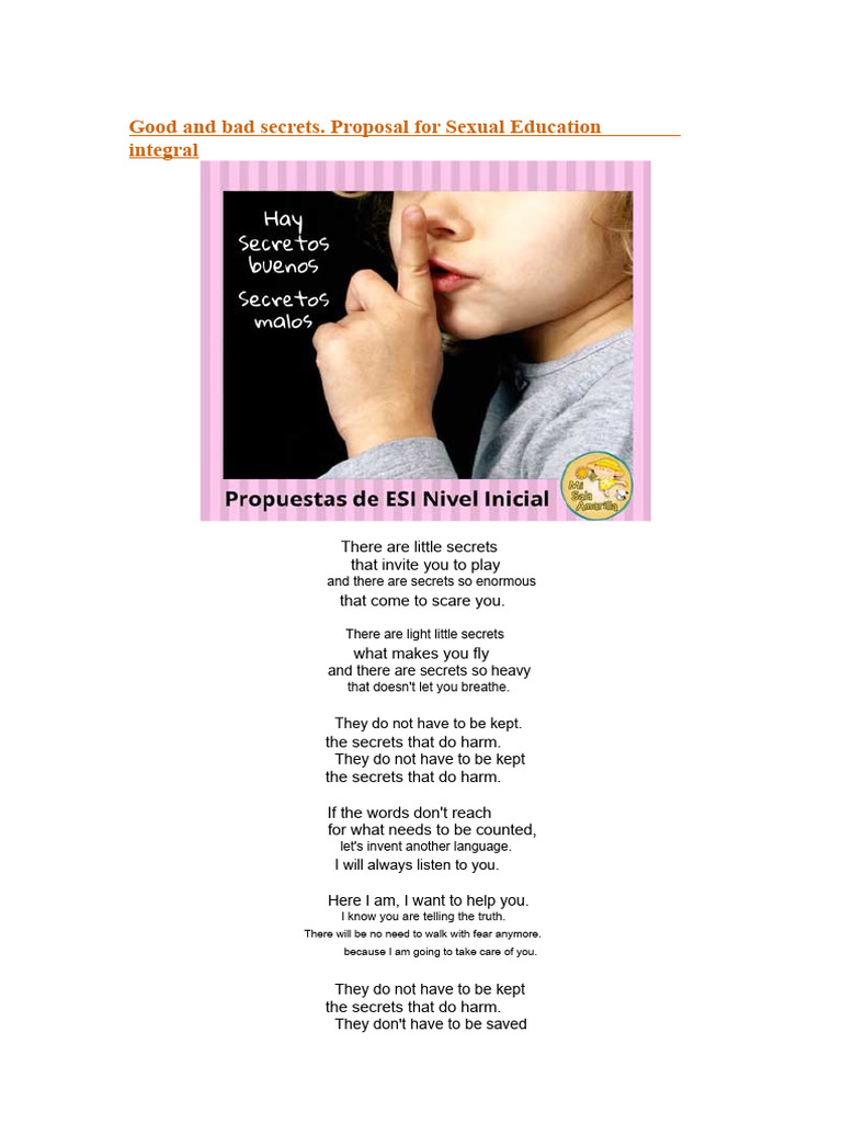 ESI Good and Bad Secrets FIRST GRADE | PDF