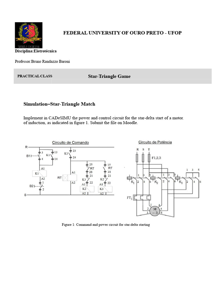 Star-Delta Motor Start Simulation Guide | PDF