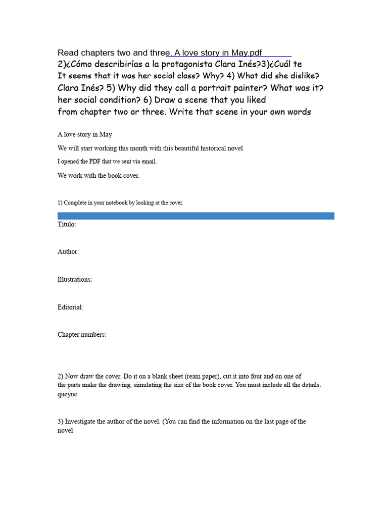 Love Story Activities | PDF