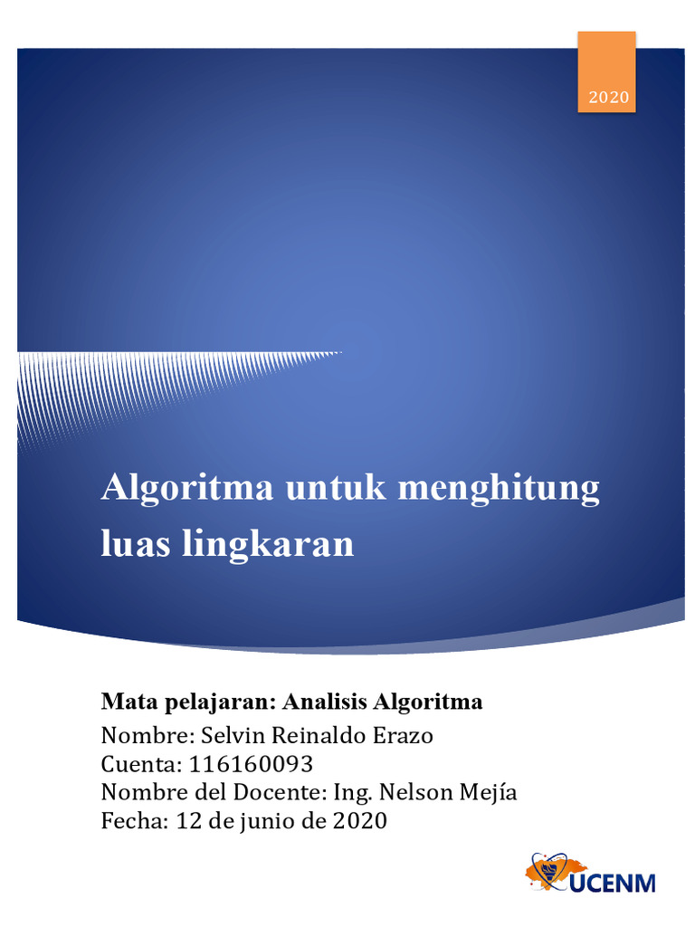 Hitung Luas Circle | PDF