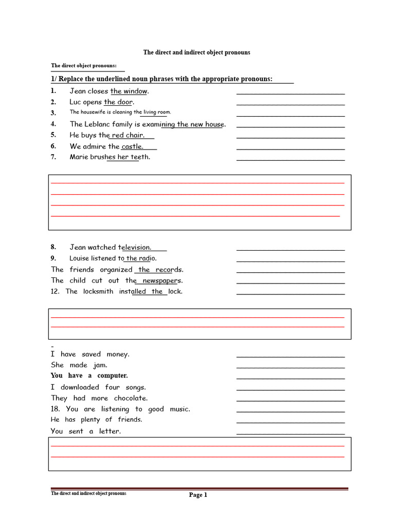 The Pronouns Cod and Coi | PDF | Grammatical Gender | Pronoun