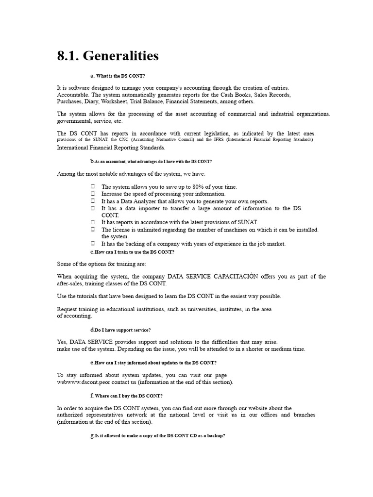 Frequently Asked Questions of DS Cont | PDF | International Financial ...