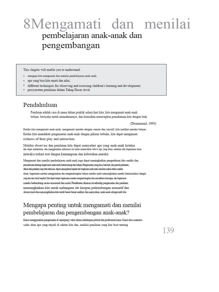 Neaum, S. (2016) Mengamati Dan Menilai Pembelajaran Serta Perkembangan ...