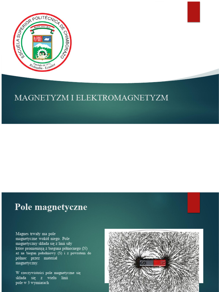 Klasa 1 I 2. Magnetyzm I Elektromagnetyzm | PDF