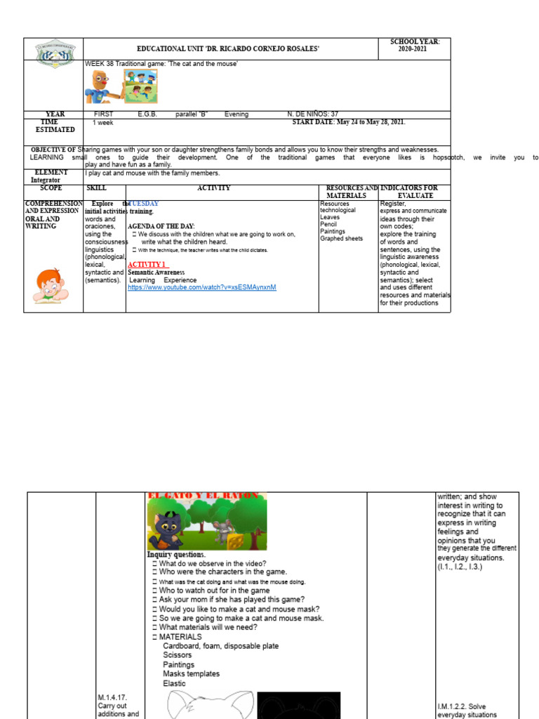 Week 38 Cat and Mouse Game | PDF | Semantics | Word