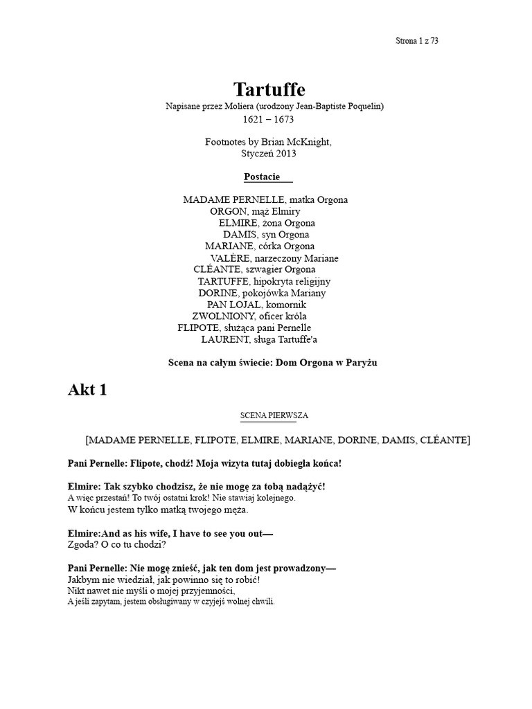 Tartuffe-Molière | PDF