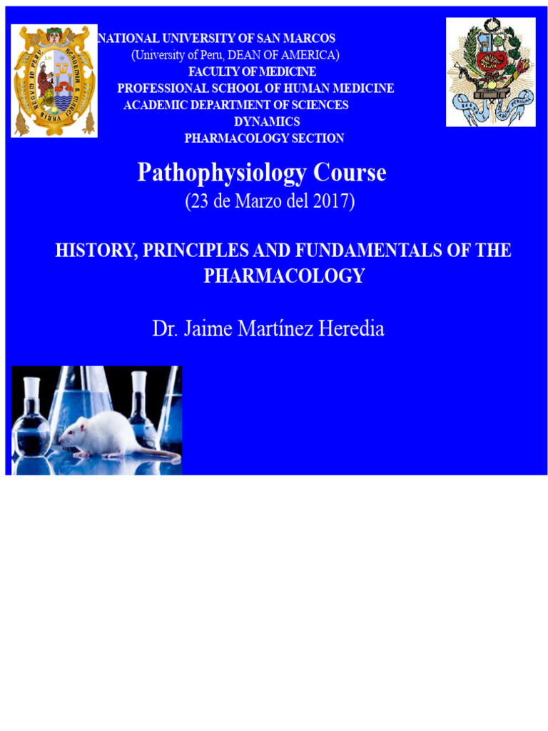History of Pharmacology | PDF | Pharmacology | Pharmaceutical Sciences