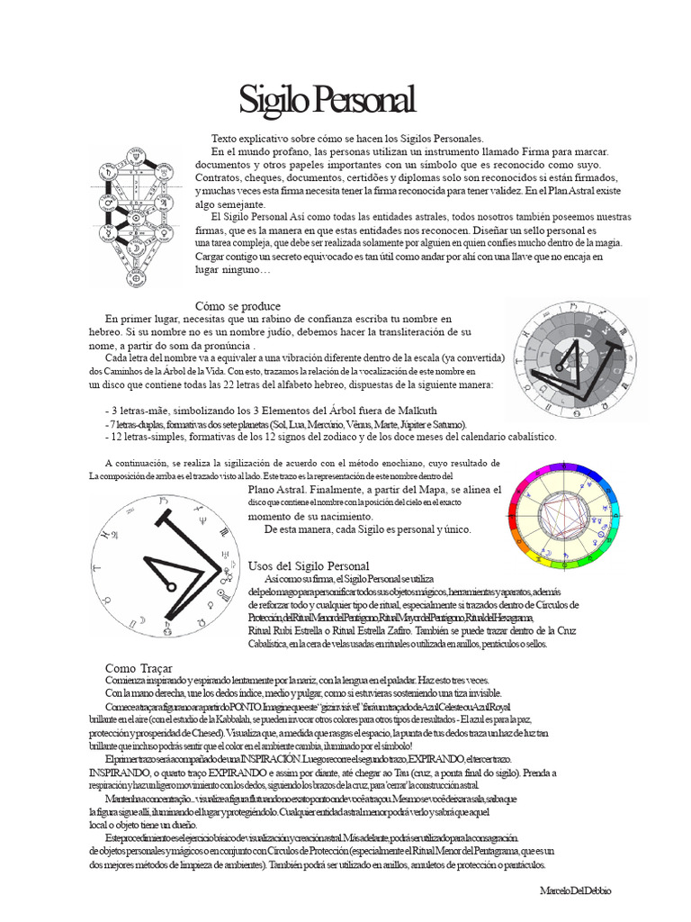 Cómo Crear un Sigilo Personal Mágico | PDF