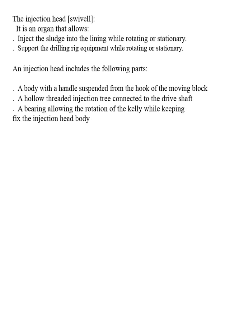 Head Injection | PDF