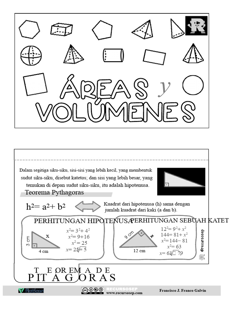 Flipbook Area Volume Matematika Sumber Byn | PDF