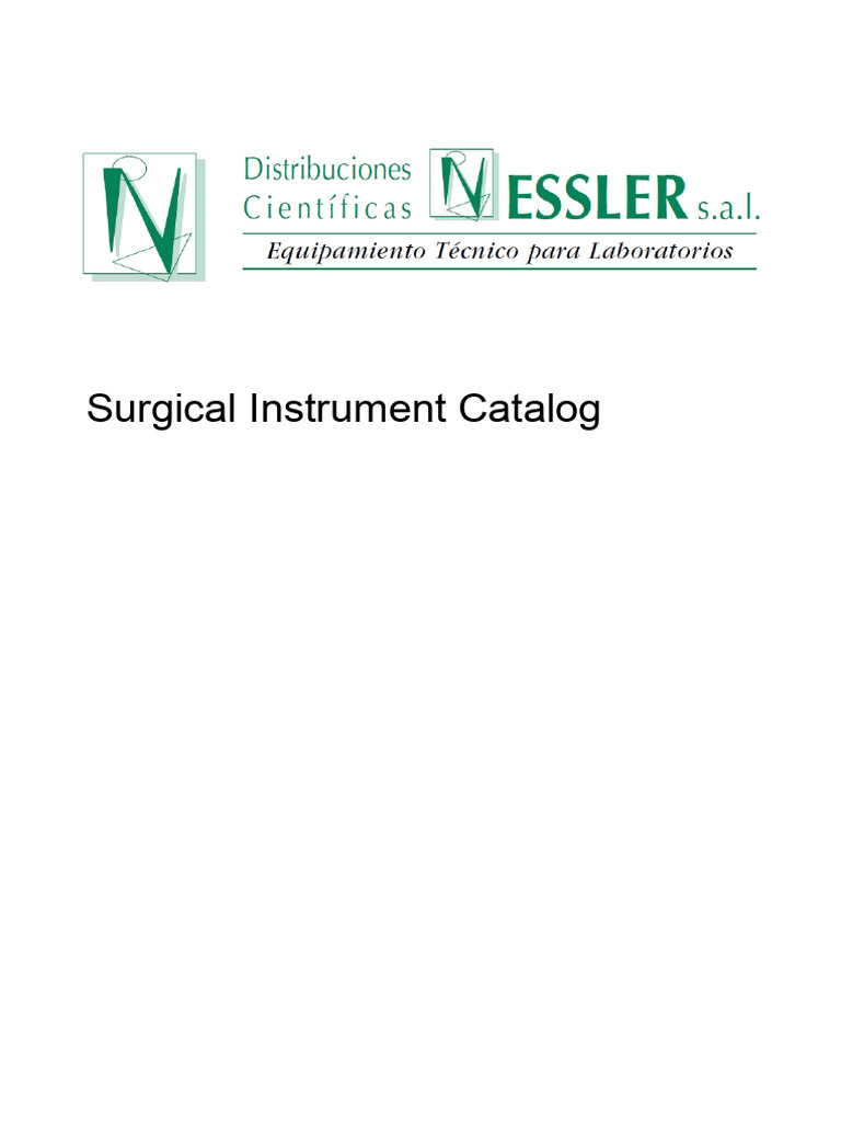 Nessler-Instrument Catalog | PDF