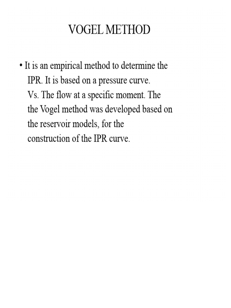 Vogel Method 1 | PDF
