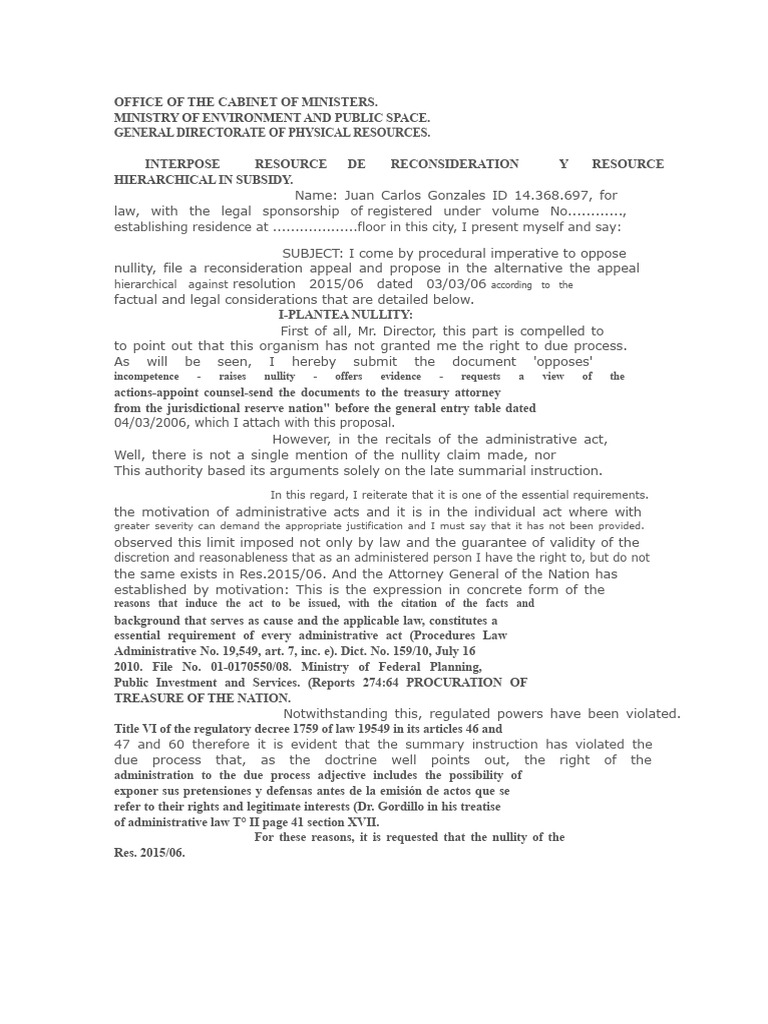 Reconsideration Resource | PDF | Annulment | Justice