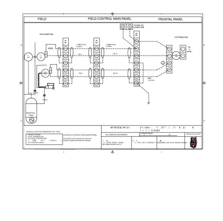 Final Loop Diagram | PDF | Control Engineering | Control Theory