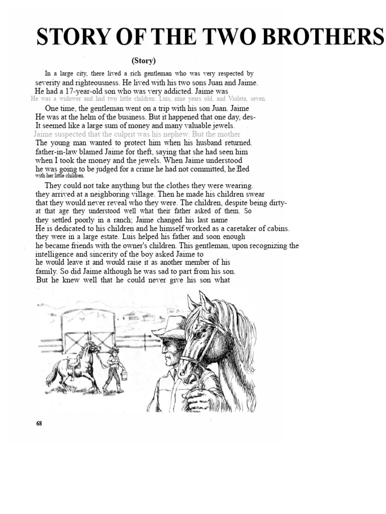 19 Story of Two Brothers Tale | PDF