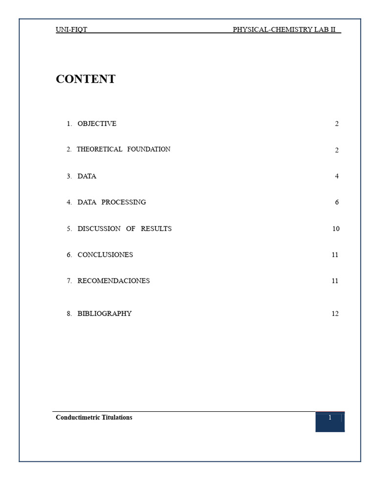 Conductometric Titrations | PDF | Titration | Chemistry