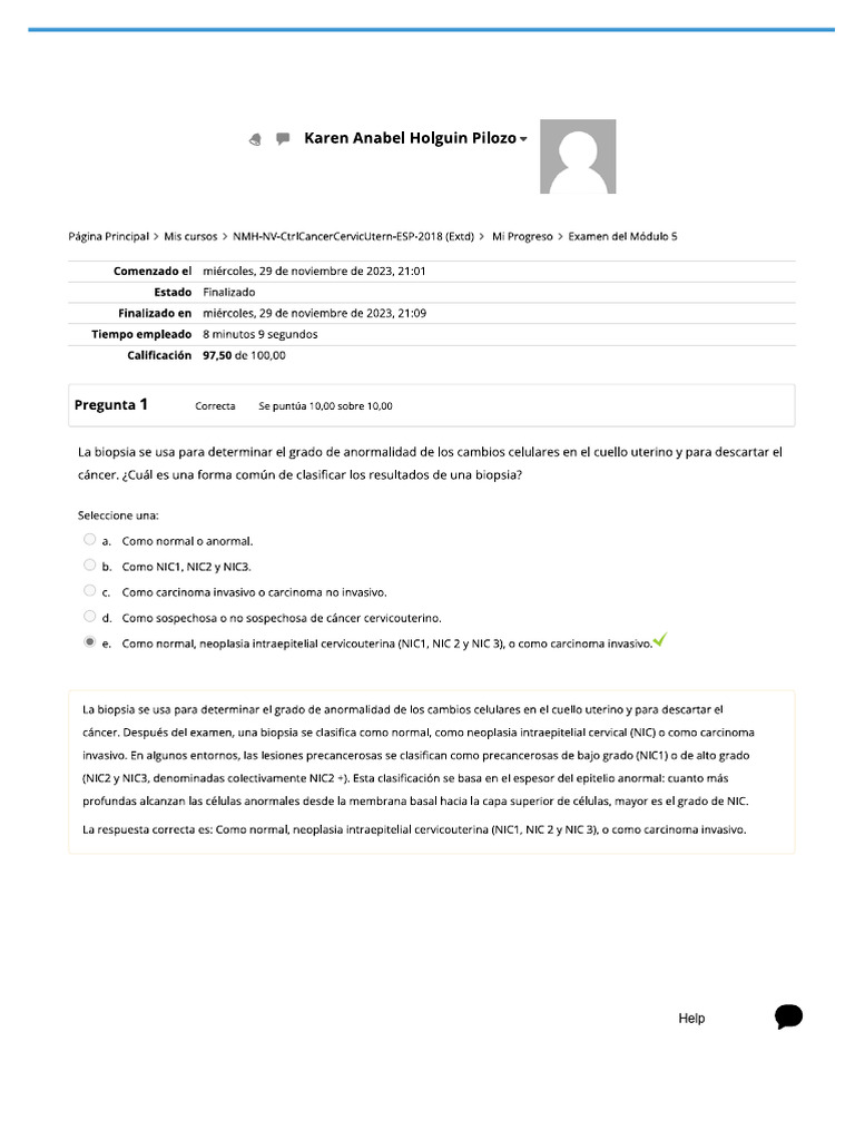 Module 5 Exam - Review of The Attempt | PDF