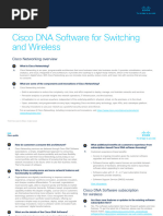Cisco Catalyst and Cisco DNA Software Subscription Matrix For Switching ...