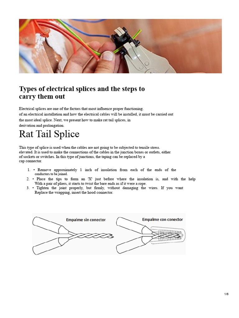 Types of Electrical Splices and The Steps To Perform Them - Celasa ...