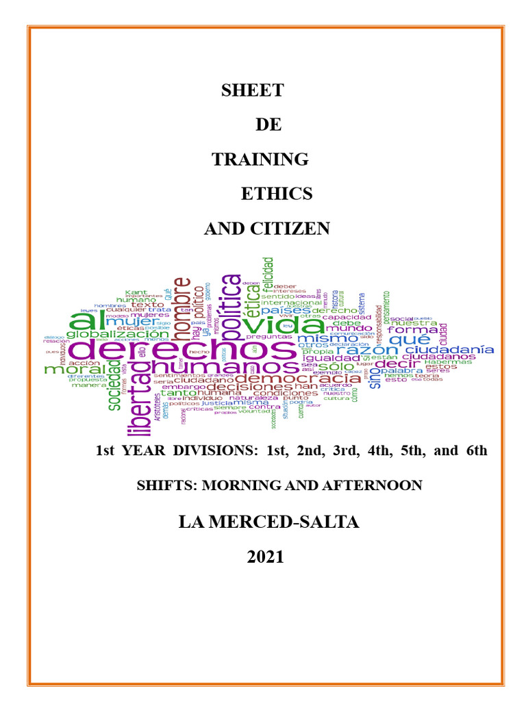 2021 Ethical and Citizen Training Guide | PDF | Value (Ethics ...
