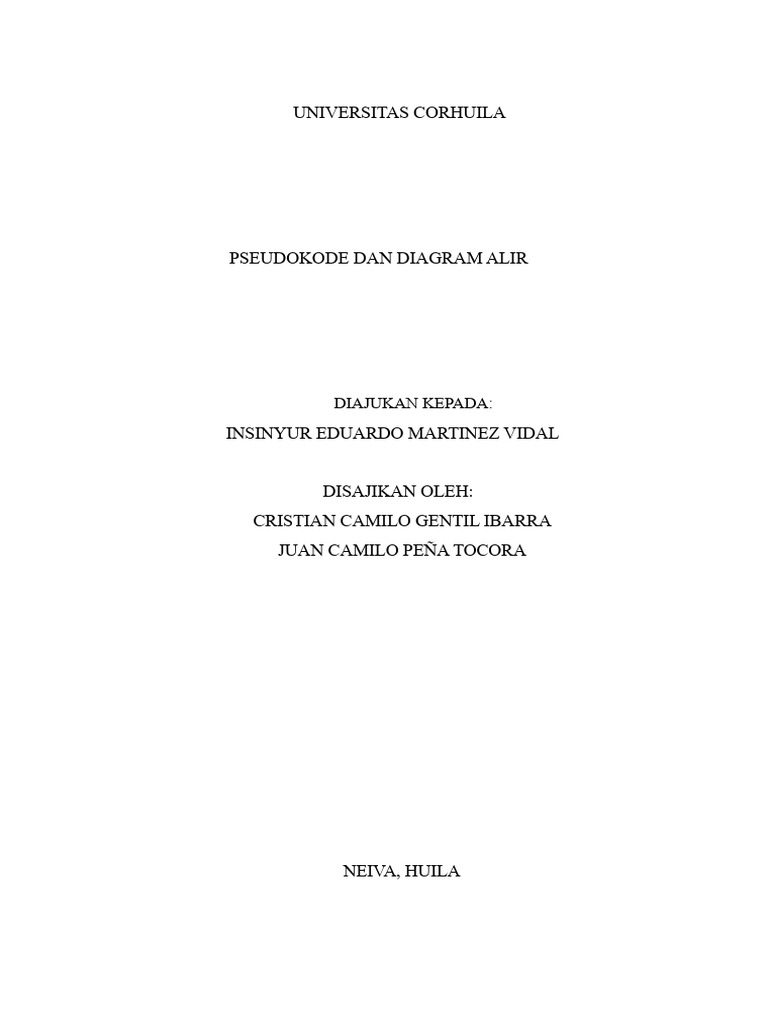 Variabel, Diagram Alur, Konstanta Dan Tipe Data | PDF