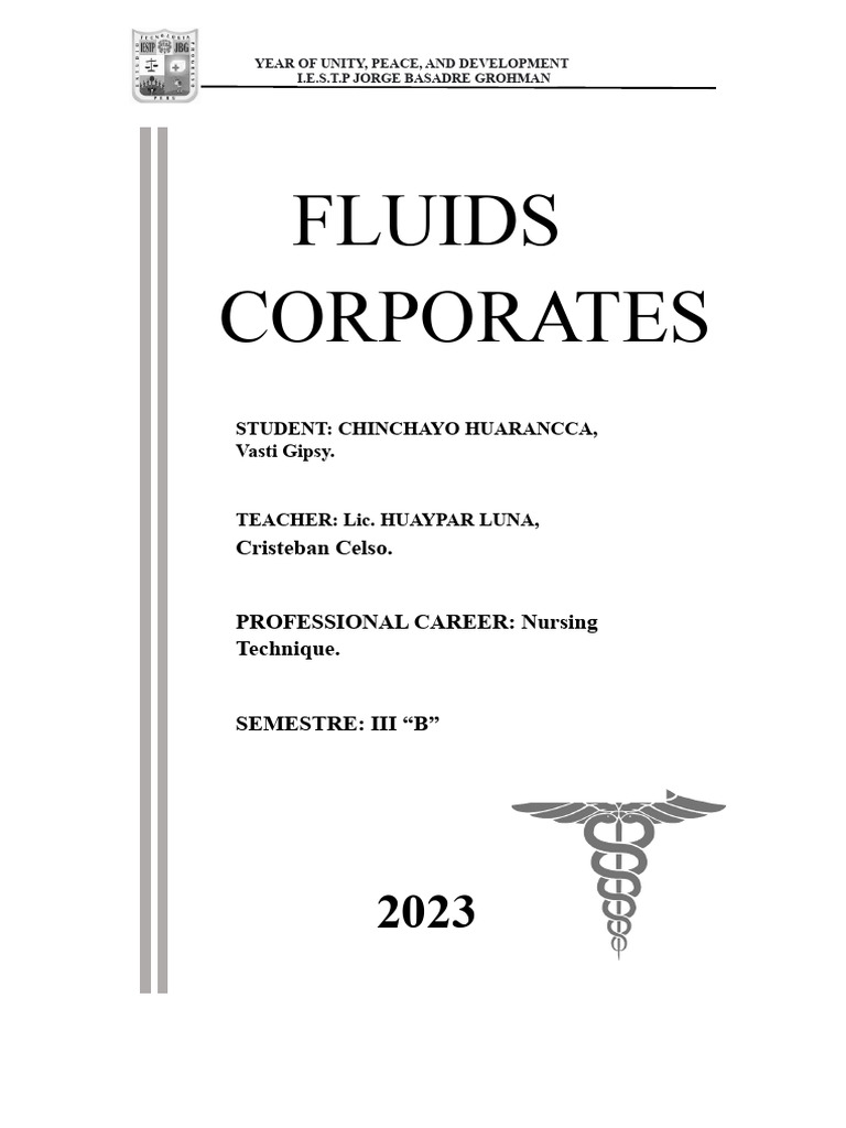 Bodily Fluids | PDF | Human Body